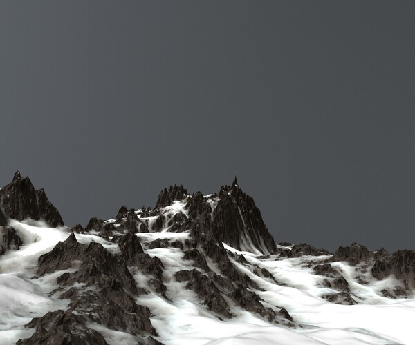 ArtStation - Snow Mountain | Game Assets