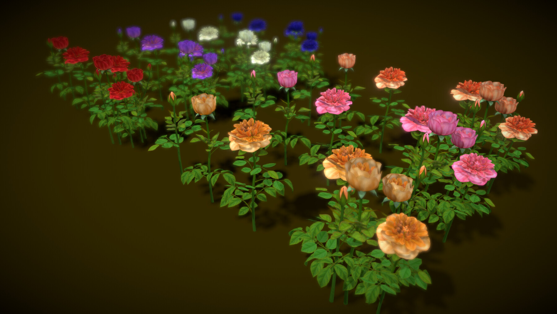 ArtStation - Flower Rose Juliet | Game Assets