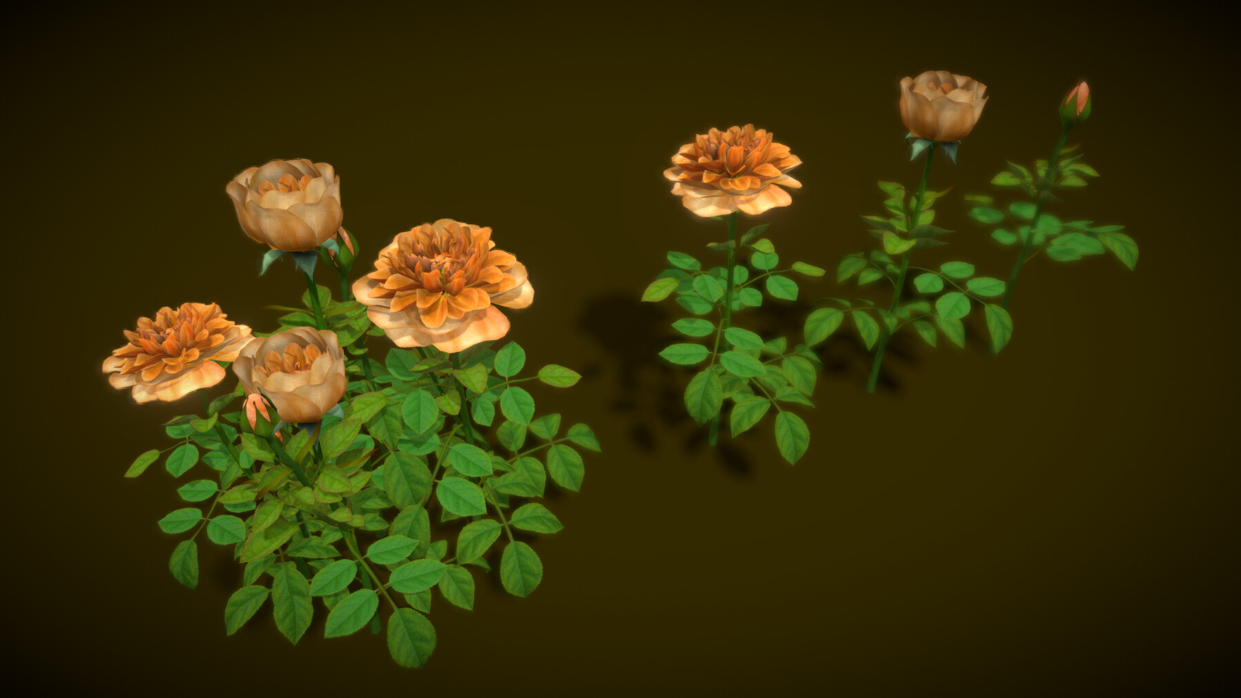 ArtStation - Flower Rose Juliet | Game Assets