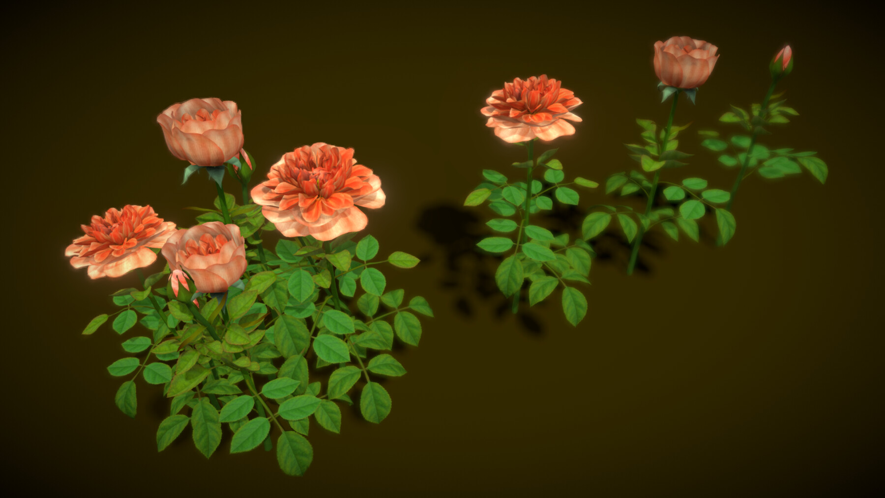 ArtStation - Flower Rose Juliet | Game Assets