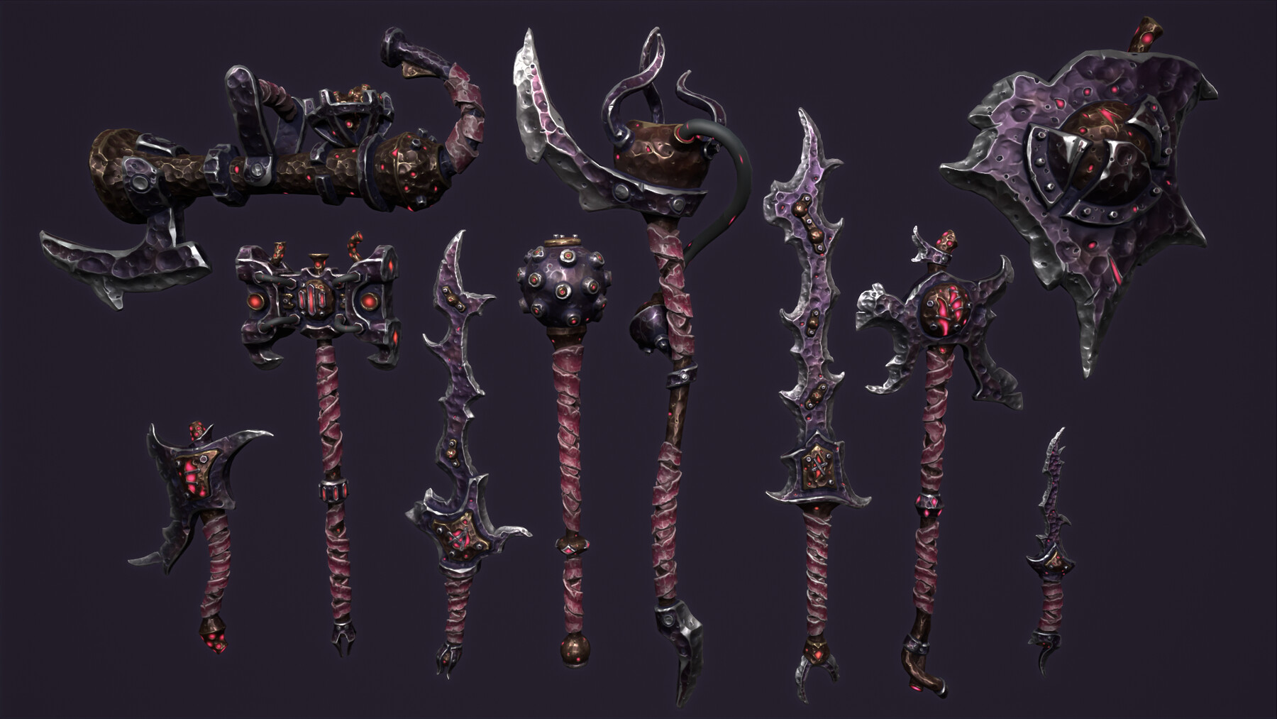 ArtStation - Fantasy brute weapons collection | Game Assets