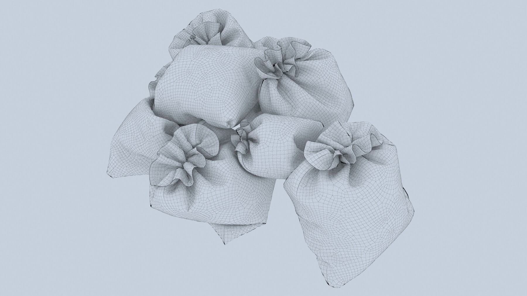 ArtStation - Textured Garbage Bags 1 | Game Assets