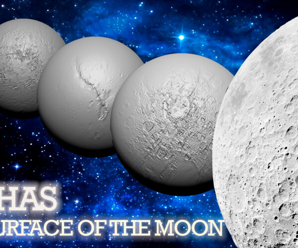 ArtStation - The alpha package of the moon's surface | Brushes