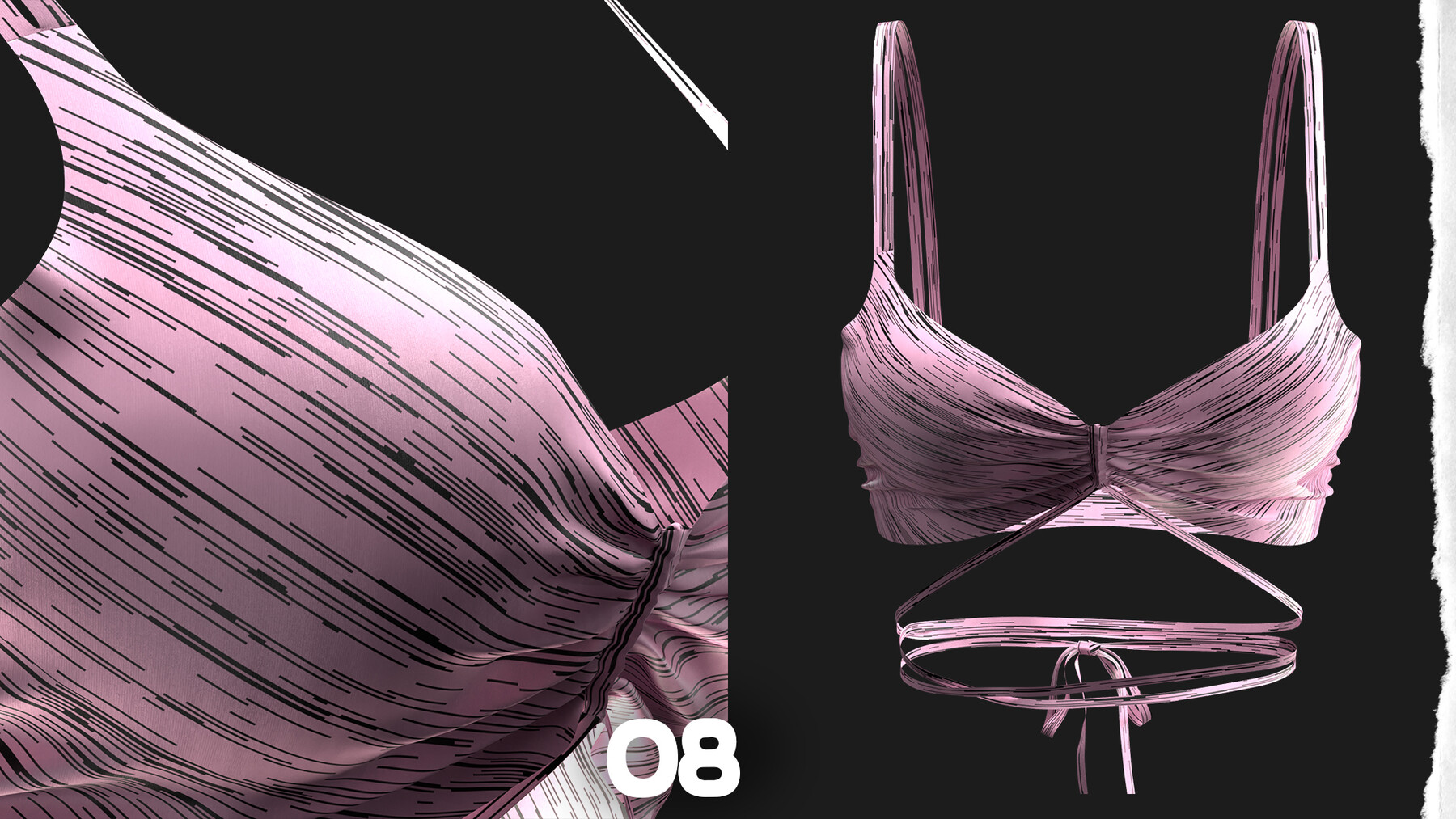 ArtStation - 10 Women's Crop Tops | Resources