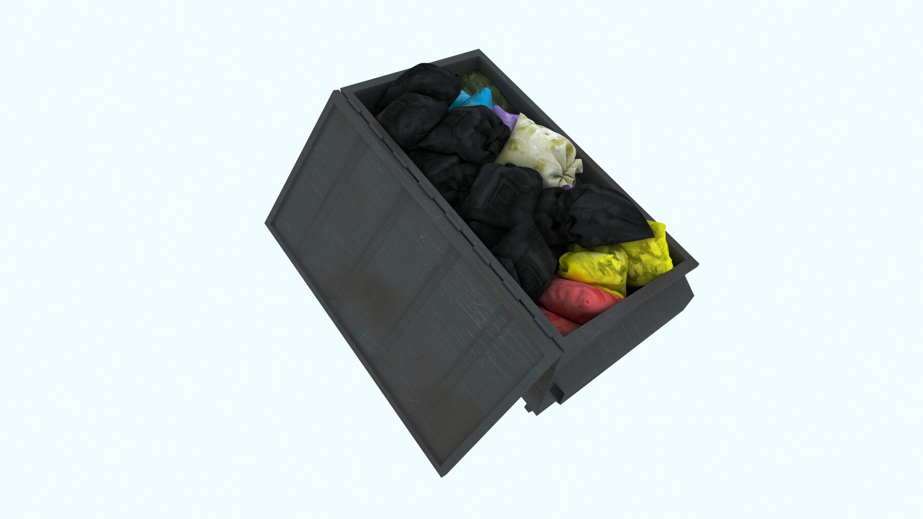 ArtStation - Garbage Container 1 | Game Assets