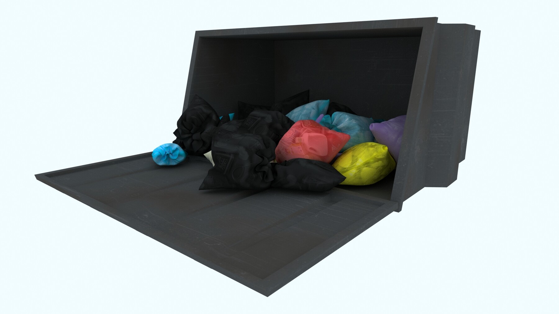 ArtStation - Garbage Container 1 | Game Assets