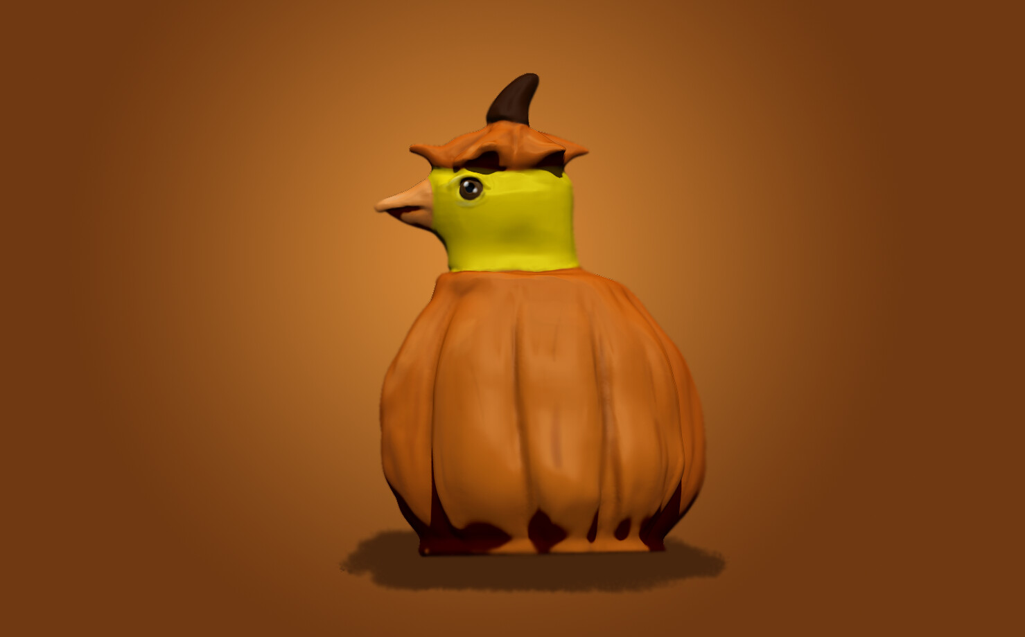 ArtStation - 3D Printable Model The Ugly Pumpkin | Resources