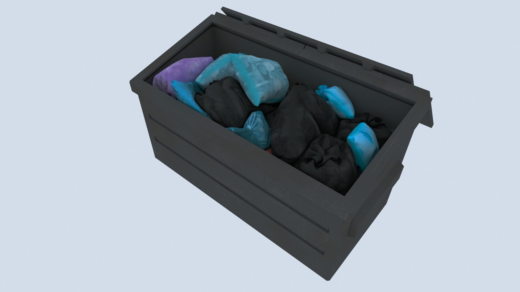 ArtStation - Garbage Container 2 | Game Assets