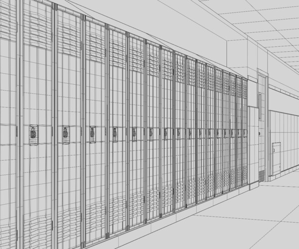ArtStation - School Hallway 3d Scene | Resources