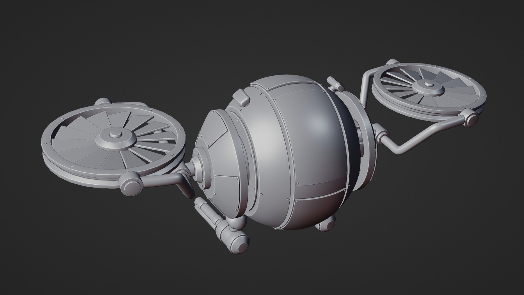 ArtStation - Sci-Fi Security Drone (Blender) | Resources