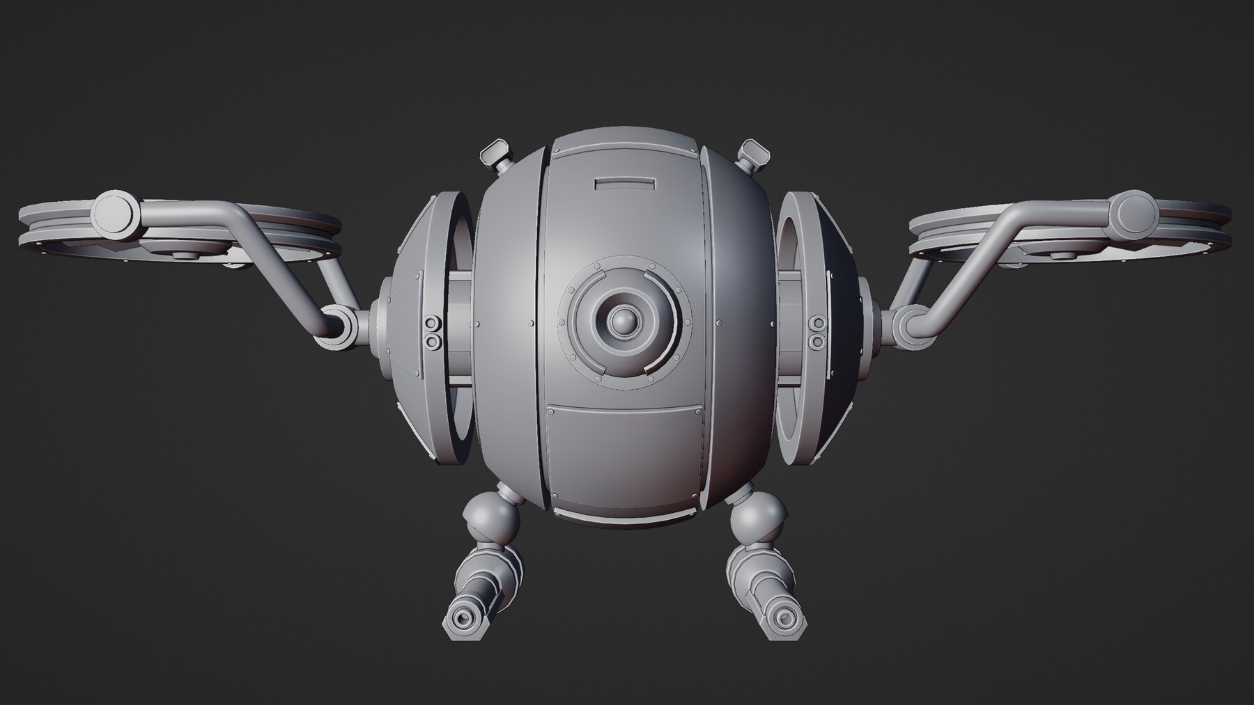 ArtStation - Sci-Fi Security Drone (Blender) | Resources