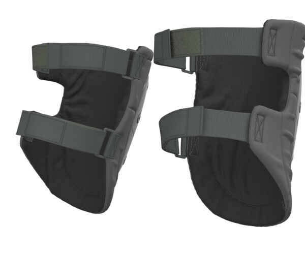 ArtStation - Knee Pad Black Hawk (Marvelous Designer / Clo 3D project ...