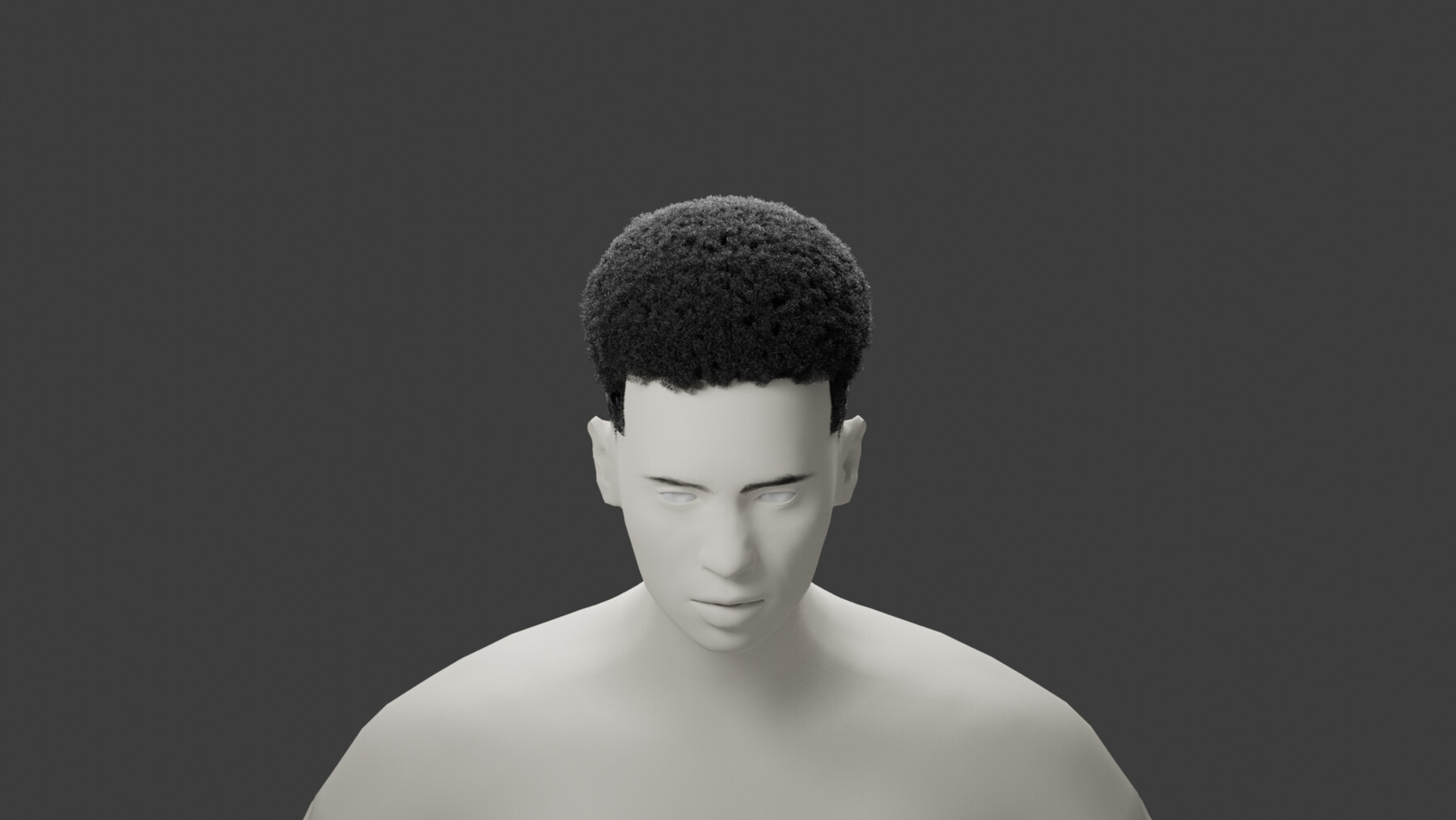 ArtStation - High Top Fade Hair | Game Assets