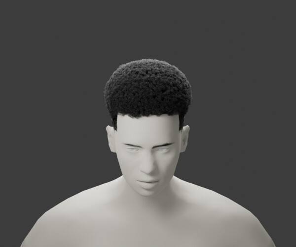 ArtStation - High Top Fade Hair | Game Assets