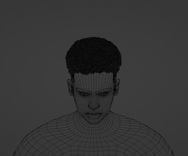 ArtStation - High Top Fade Hair | Game Assets