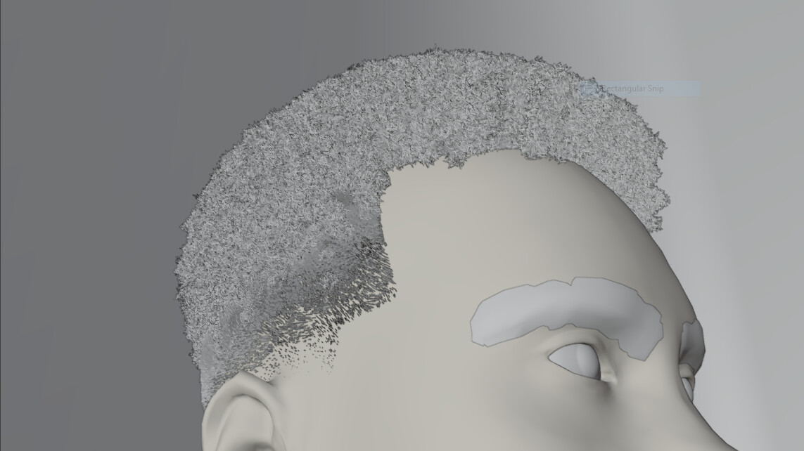 ArtStation - High Top Fade Hair | Game Assets