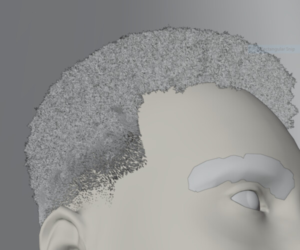 ArtStation - High Top Fade Hair | Game Assets