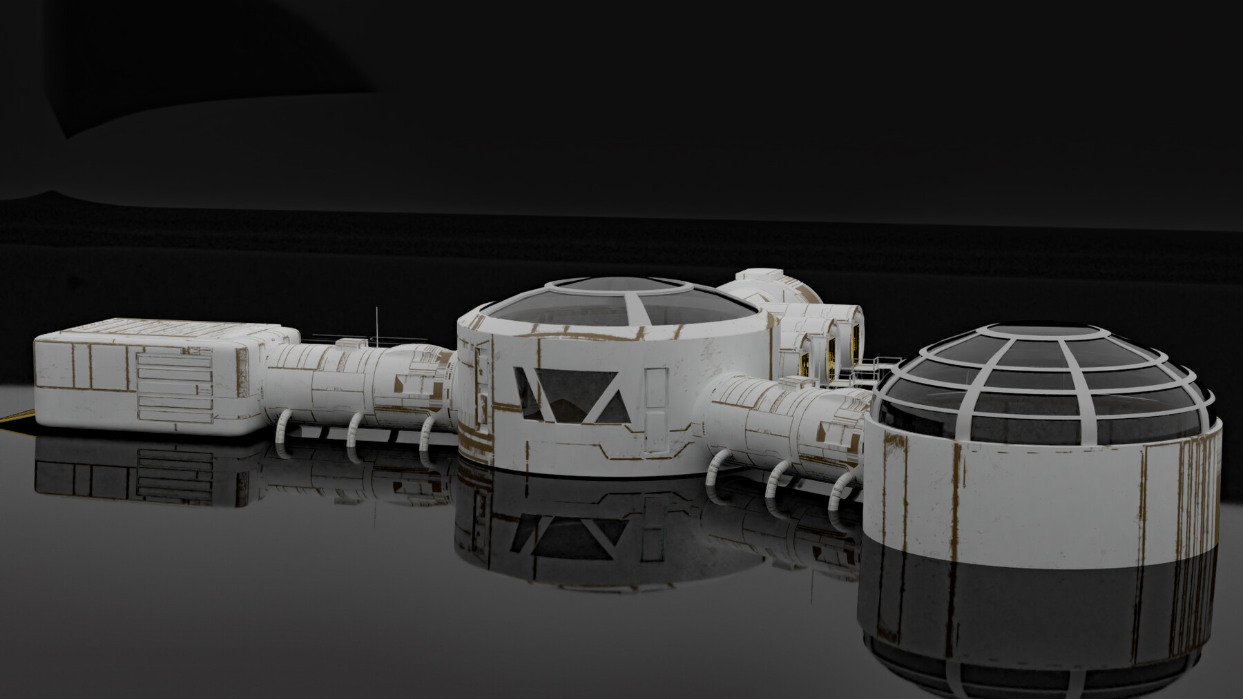 ArtStation - Mars Space Colony Habitats | Game Assets