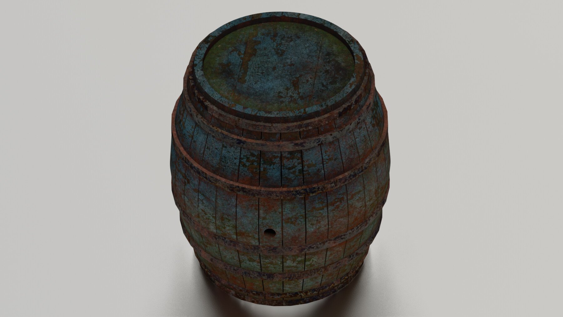 ArtStation - RUSTED BARREL LOW POLY GAME READY | Game Assets