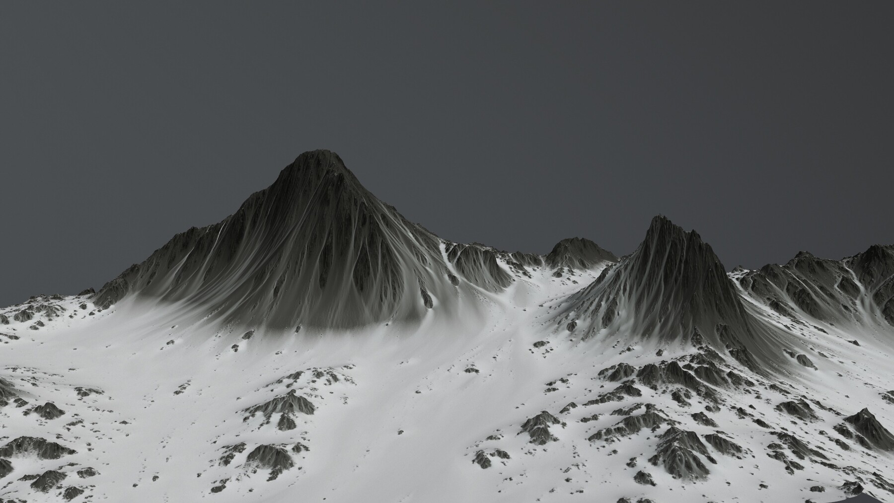 ArtStation - Snow Mountain | Game Assets