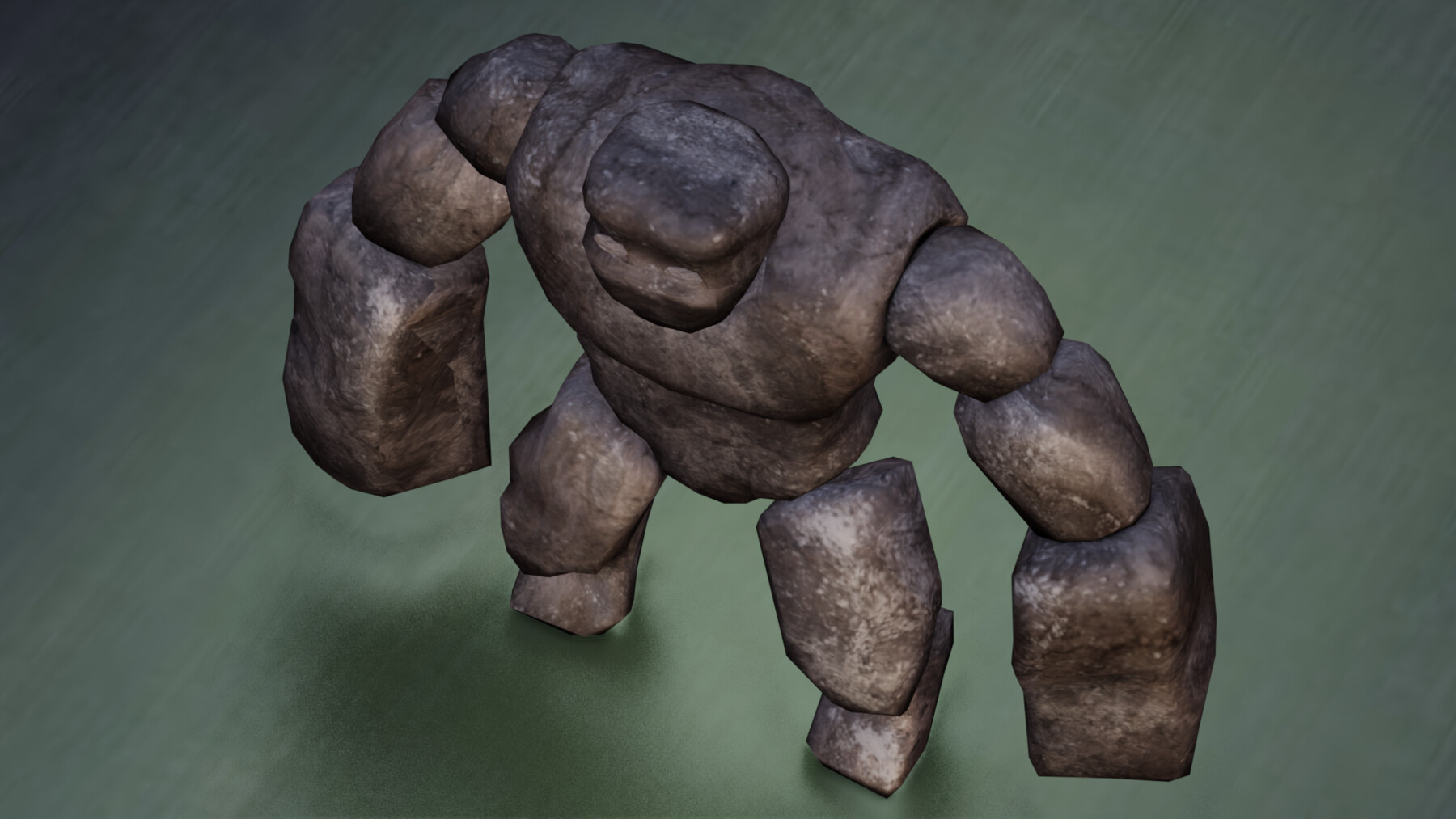 ArtStation - STONE GIANT LOW POLY GAME READY | Game Assets