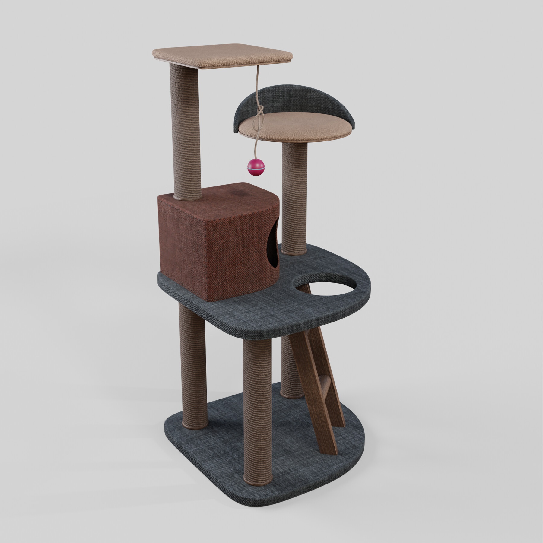 ArtStation - Cat tree house | Game Assets
