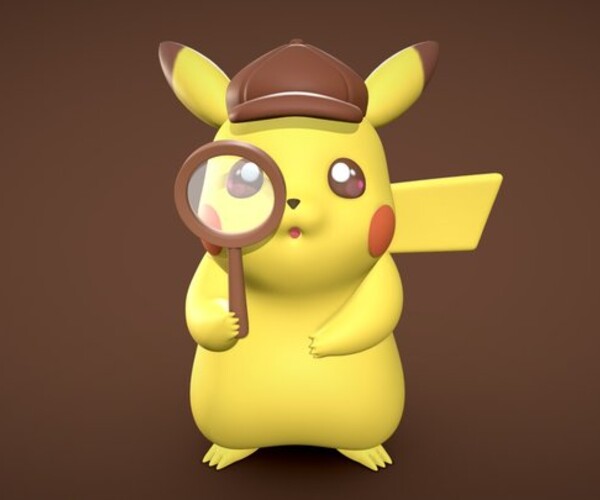 ArtStation - Detective Pikachu - 3D PRINT | Resources