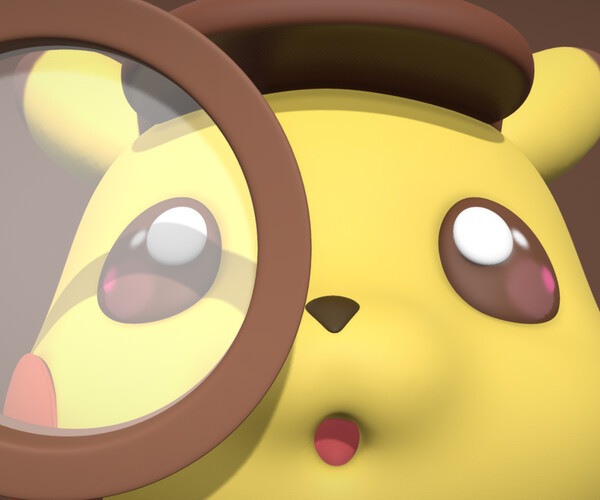 ArtStation - Detective Pikachu - 3D PRINT | Resources