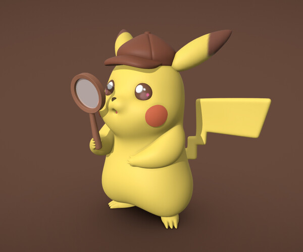 ArtStation - Detective Pikachu - 3D PRINT | Resources