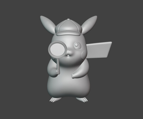 ArtStation - Detective Pikachu - 3D PRINT | Resources