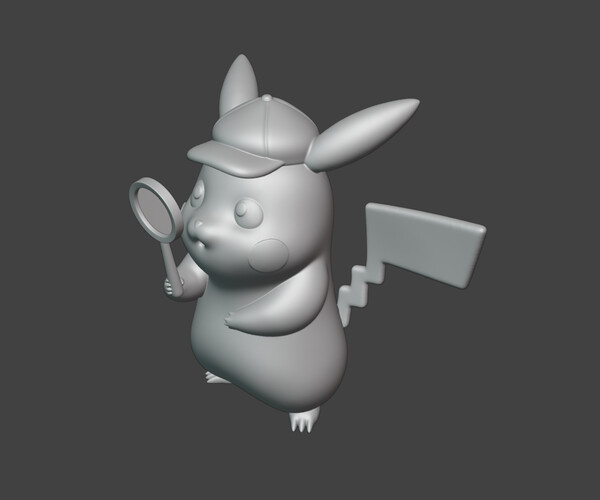 ArtStation - Detective Pikachu - 3D PRINT | Resources