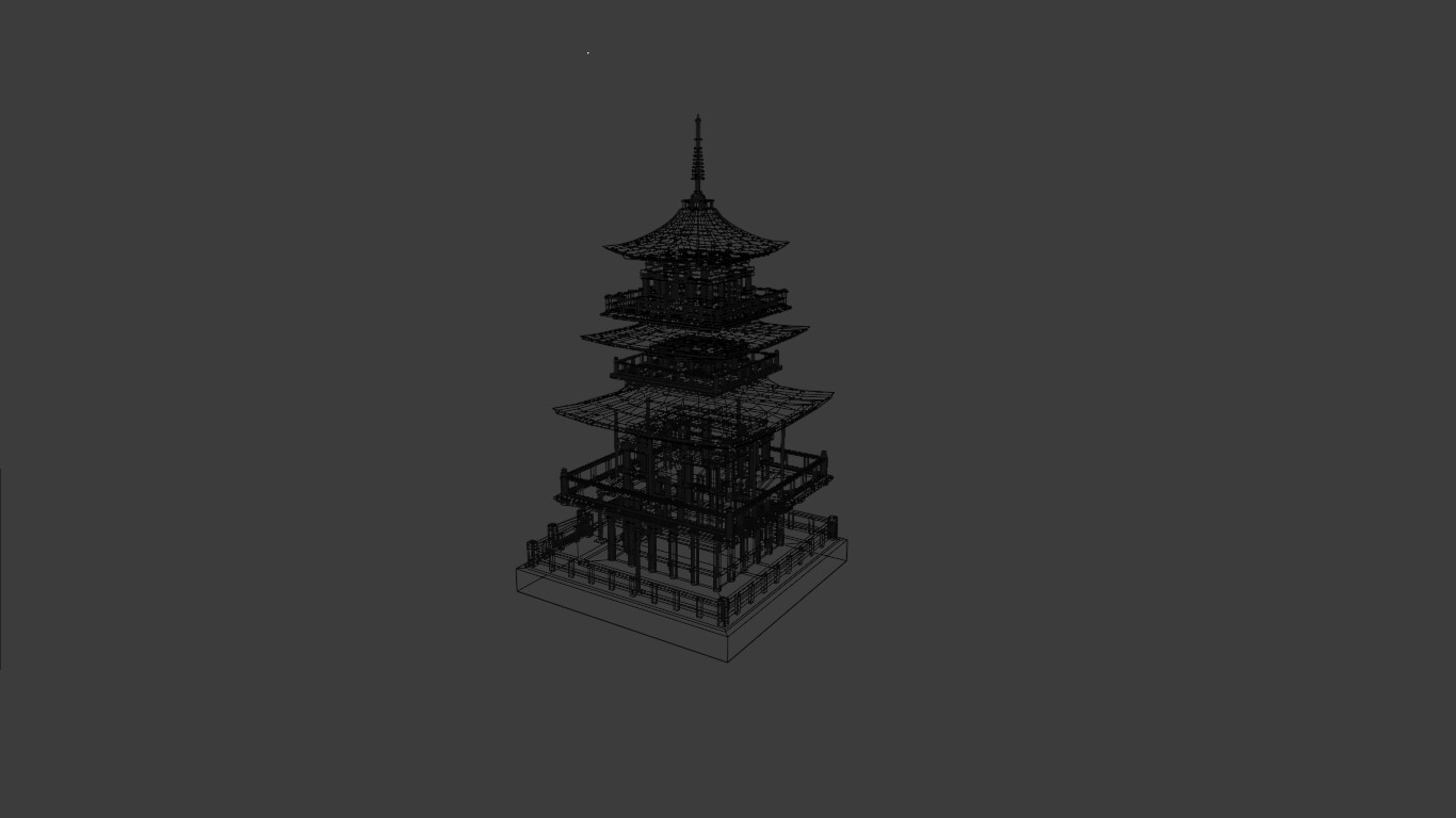 ArtStation - JAPANESE TEMPLE LOW POLY GAME READY | Game Assets