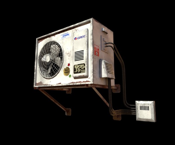 ArtStation - 5 Low Poly Air Conditioner Condenser (city props2) with 4K ...