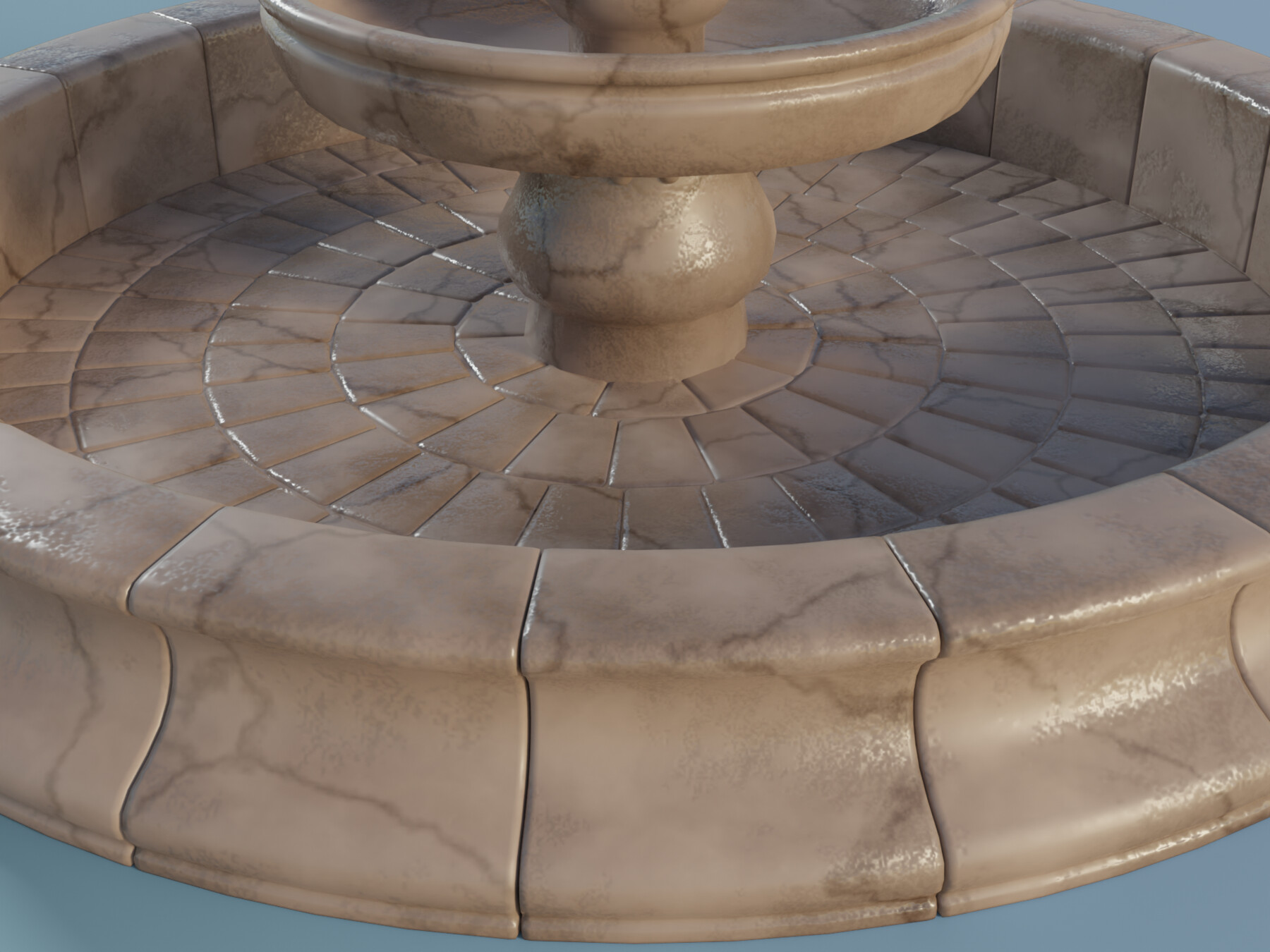 ArtStation - Marble Fountain | Game Assets