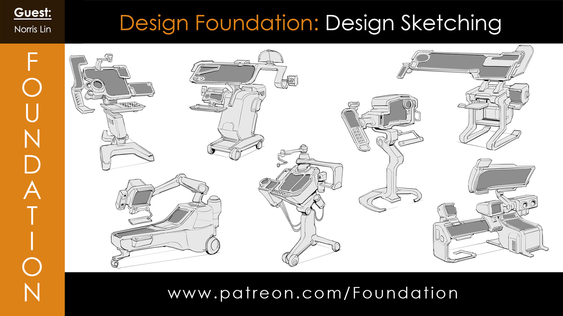 ArtStation - Foundation Art Group - Design Foundation: Design Sketching - with Norris Lin ...