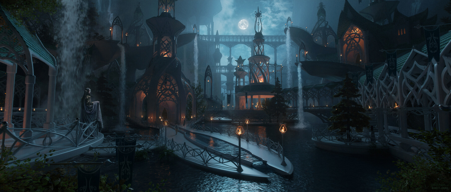 ArtStation - Elven City - 3D Kitbash Set | Resources