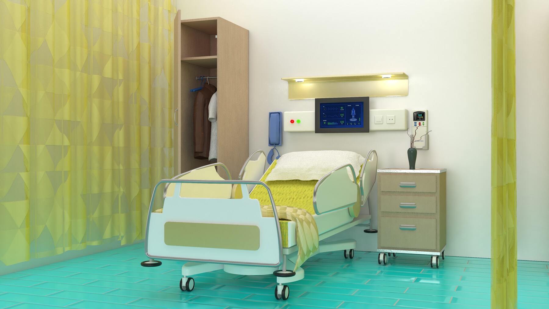 ArtStation - Hospital Ward 4 | Resources