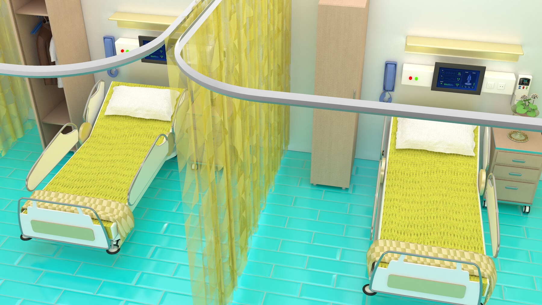 ArtStation - Hospital Ward 4 | Resources