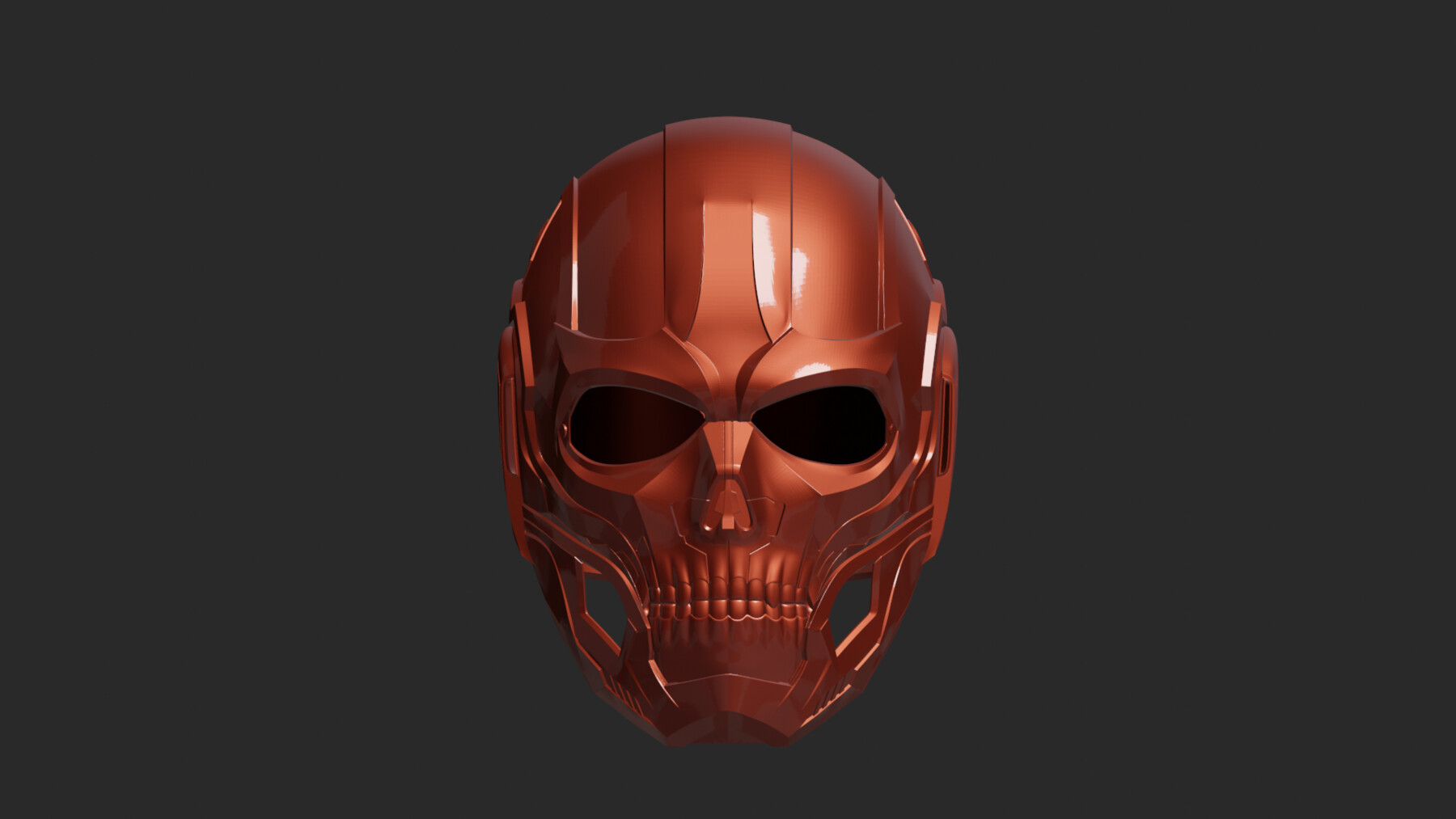 ArtStation - Sci-Fi Skull Devil Helmet printable model | Resources
