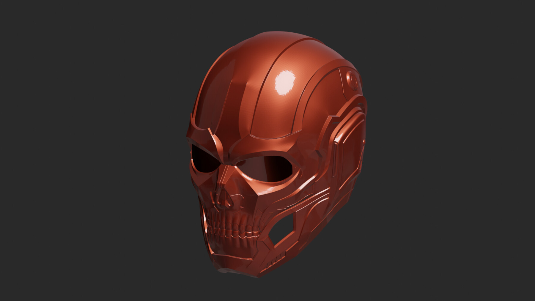 ArtStation - Sci-Fi Skull Devil Helmet printable model | Resources