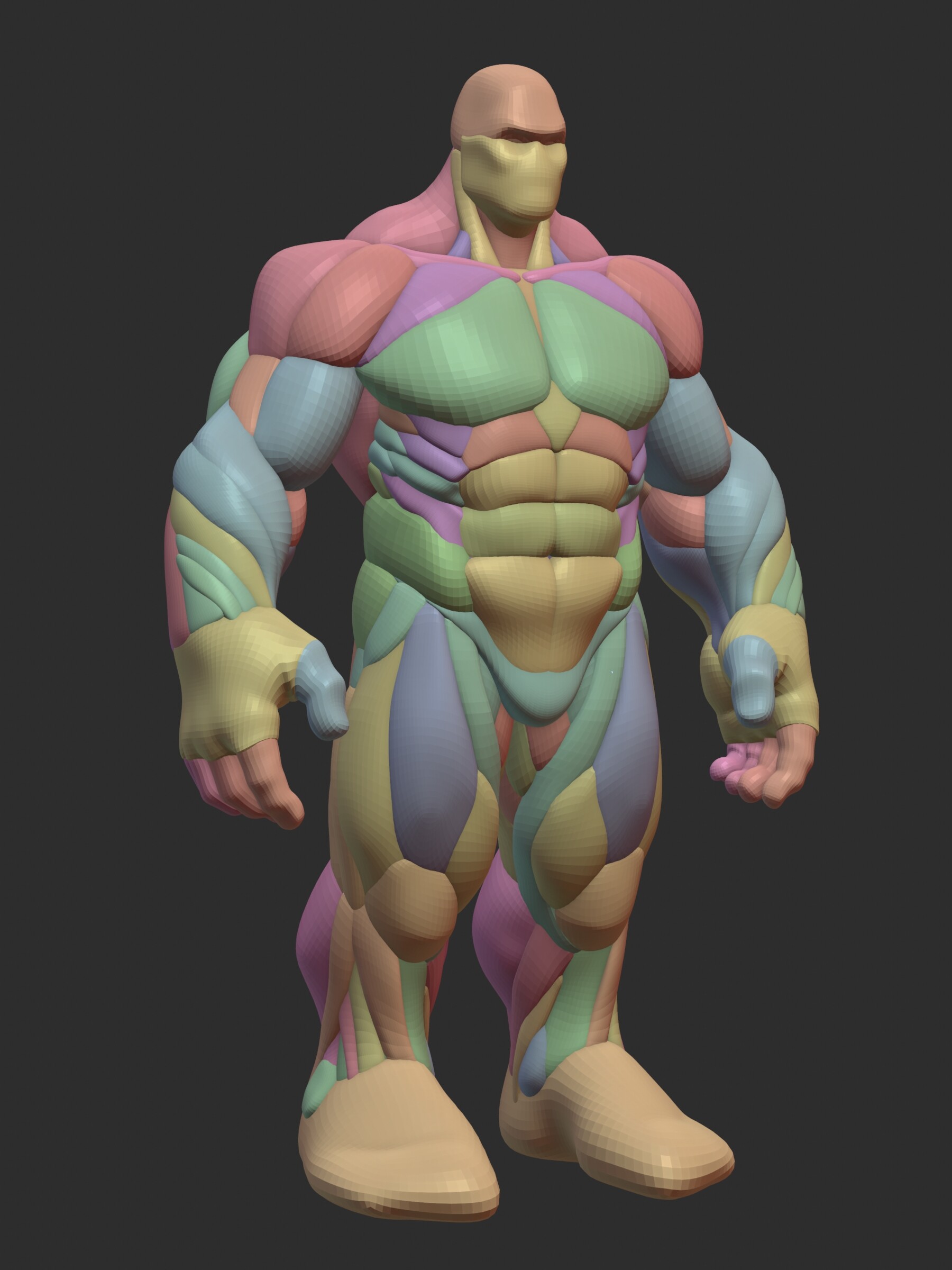 ArtStation - Hulky Anatomy Blockout | Resources