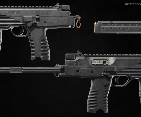 ArtStation - B&T MP9 | Game Assets