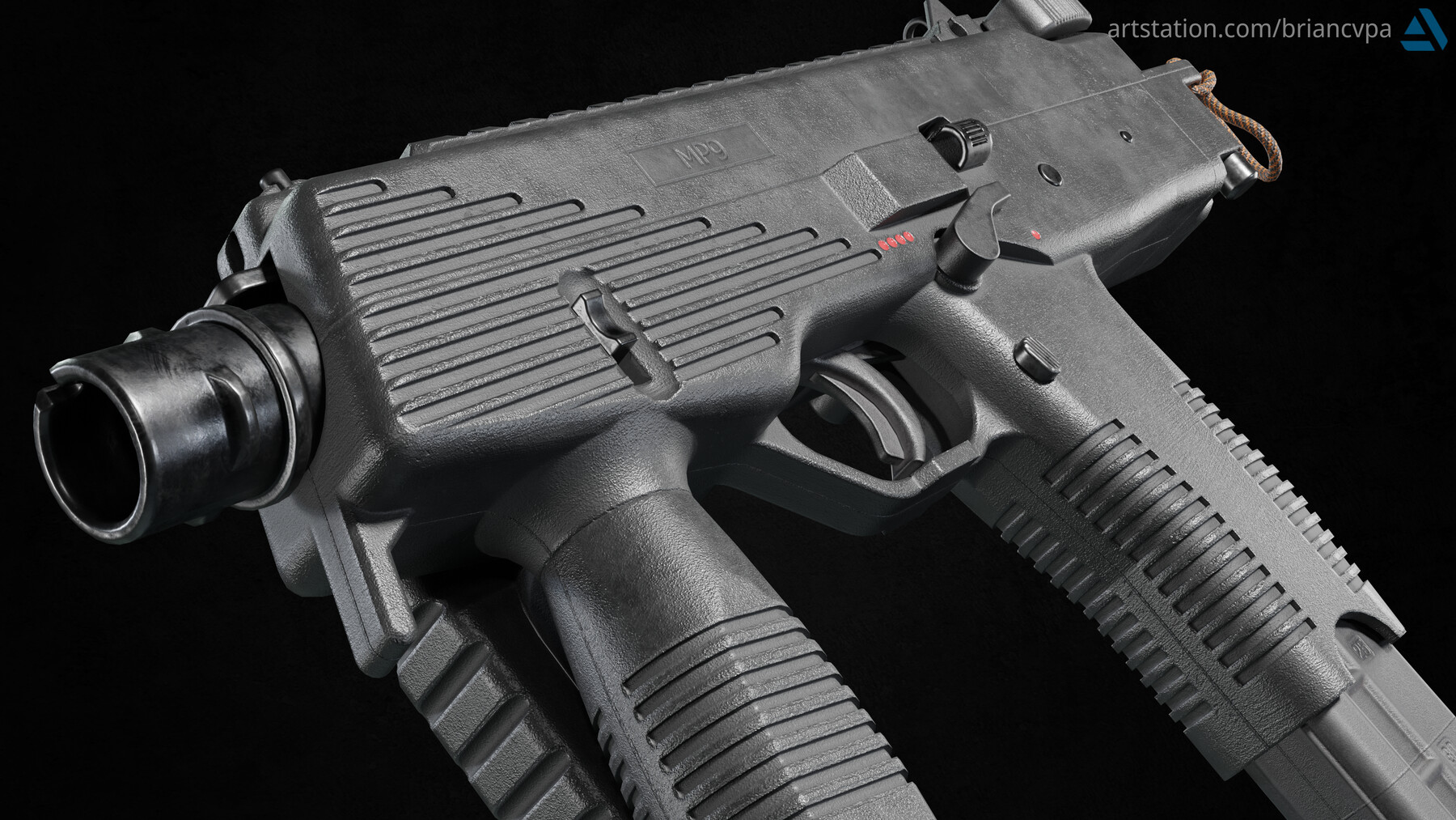 ArtStation - B&T MP9 | Game Assets