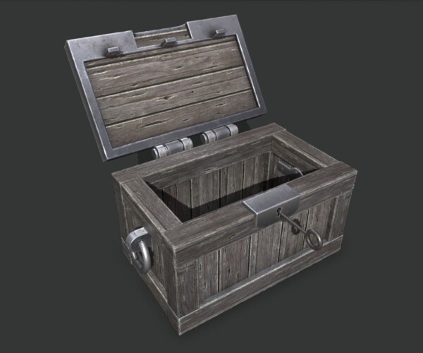 ArtStation - Wood chest | Game Assets