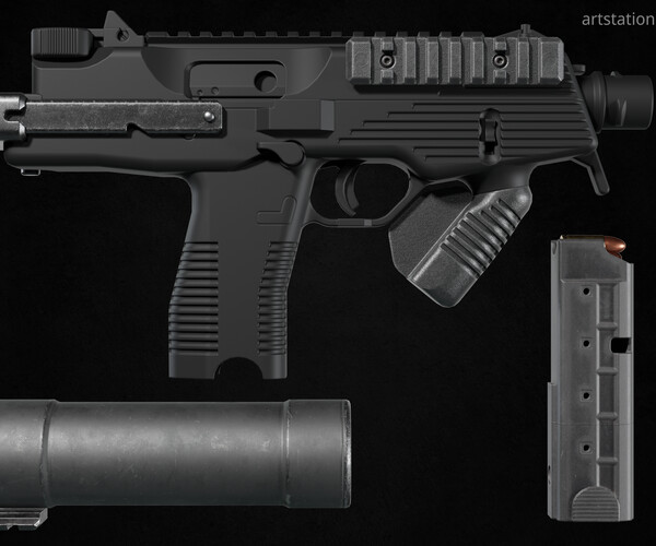 ArtStation - B&T MP9 Expansion Pack | Game Assets
