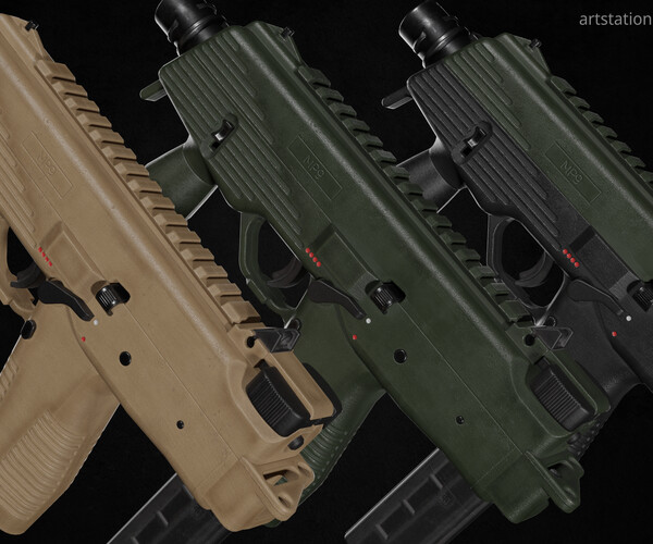 ArtStation - B&T MP9 Expansion Pack | Game Assets