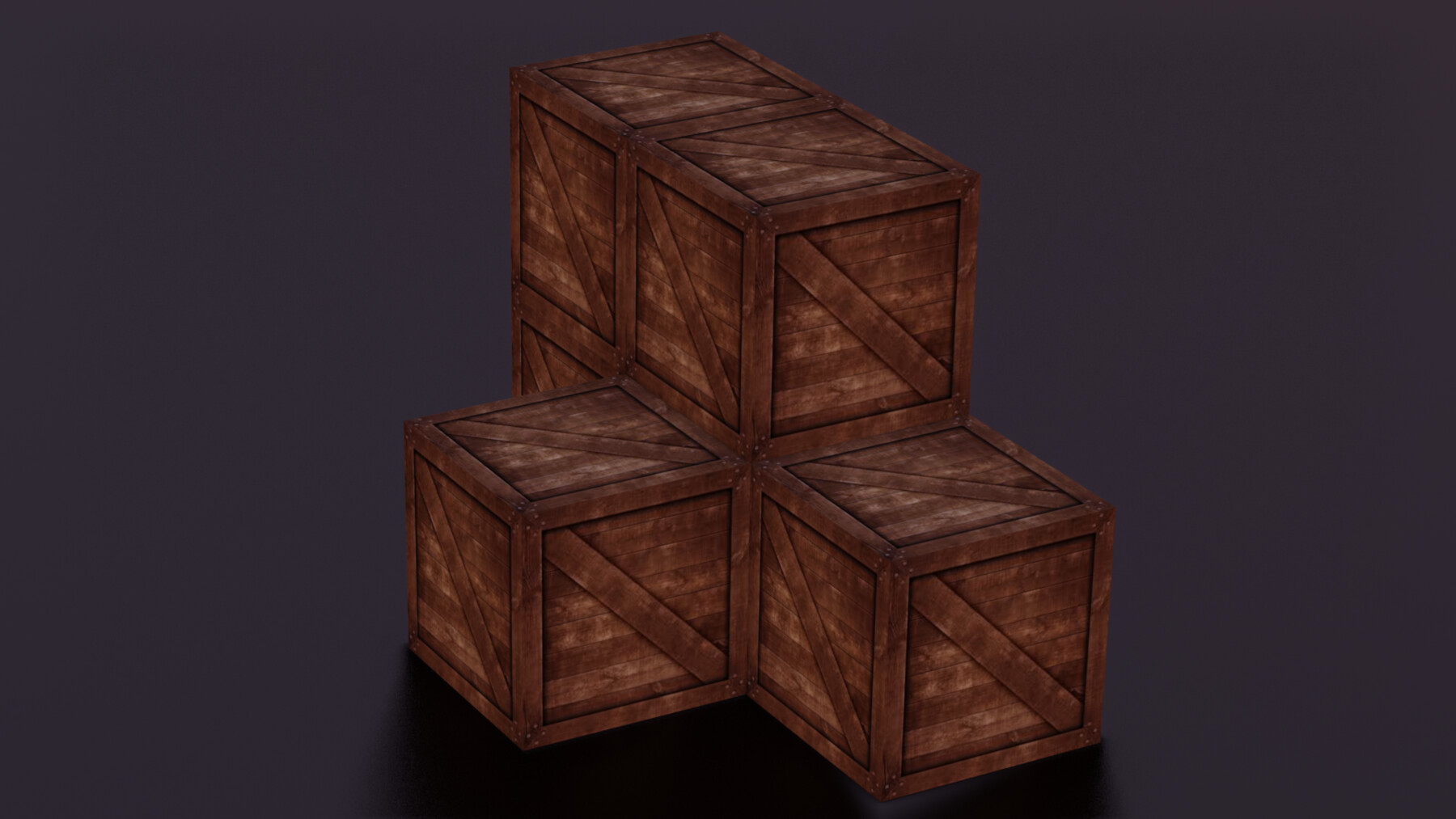 ArtStation - WOODEN BOXES LOW POLY GAMEREADY | Game Assets
