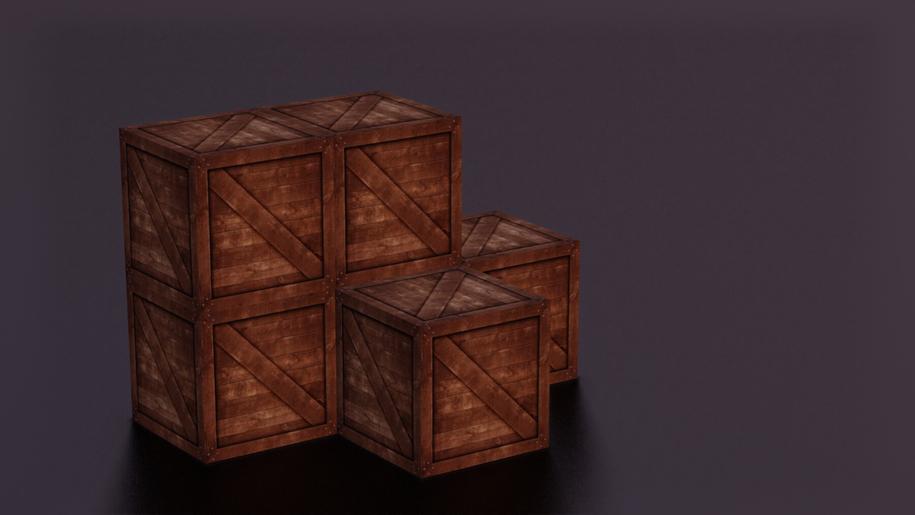 ArtStation - WOODEN BOXES LOW POLY GAMEREADY | Game Assets
