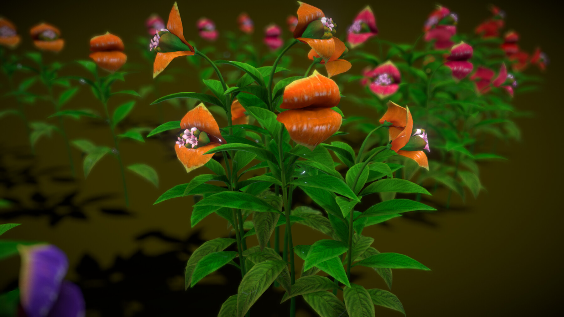 ArtStation - Flower Hookers Lips | Game Assets