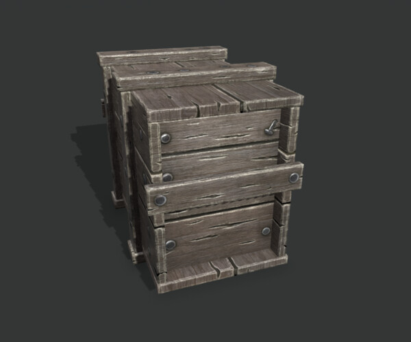 ArtStation - Wooden boxes | Game Assets